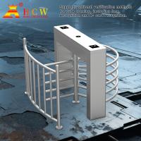China 120 Degree Semi Automatic Waist Height Turnstile High Security for sale
