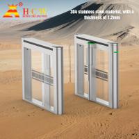 China Safety Pedestrian Barrier Gate Supermarket Entrance Gate IP54 30-40 Persons / Min for sale