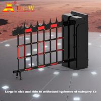 China Intelligent Parking Lot Airborne Boom Barrier 200W Brushless DC Motor Fence Type for sale