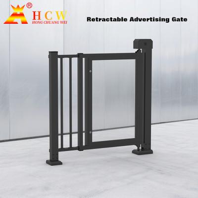 China Smart Advertising Barriers Gate 60W Access Control Barrier Gate 1610mm height for sale