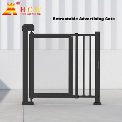 China Customizable Exterior Advertising Door / Commercial Stainless Steel Retractable Door / 60W Brushless Motor for Wide Applications for sale