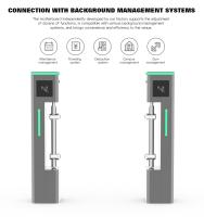 China HCW Barrier Turnstile Gate with 600-1000mm Channel Width 30W DC Brushless Motor and 20-40 People/Minute Throughput for Pedestrian Management for sale