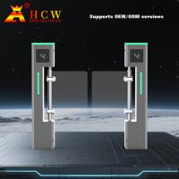 China HCW Barrier Turnstile Gate with 600-1000mm Channel Width 30W DC Brushless Motor and 20-40 People/Minute Throughput for Pedestrian Management for sale