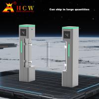 China HCW Barrier Turnstile Gate with 600-1000mm Channel Width 30W DC Brushless Motor and 20-40 People/Minute Throughput for Pedestrian Management for sale