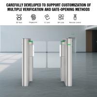 China HCW Speed Gate Turnstile with 1-Second Operation 600-1000mm Channel Width and 5 Million Cycle Lifespan for sale