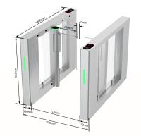 China HCW  304 stainless steel, compact 1400*130*965mm design, and 1-year warranty for secure access control for sale