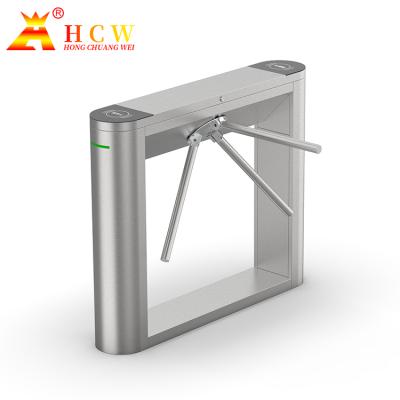 China HCW CW321 Semi-Automatic Tripod Turnstile Gate for Pedestrian Access Control for sale