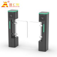 China HCW CW490 Small Pedestrian Channel Swing Gate for Access Control for sale