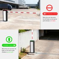 China HCW CW243 DC Brushless Automatic Barrier Gate with Traffic Light for Parking Lot Access Control for sale