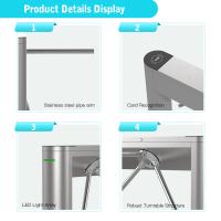 China HCW CW321 Semi-Automatic Tripod Turnstile Gate for Pedestrian Access Control for sale