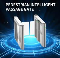 China HCW Speed Gate Turnstile with 1-Second Operation 600-1000mm Channel Width and 5 Million Cycle Lifespan for sale