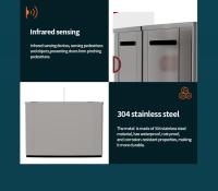 China Heightened Door Panel 304 Stainless Steel Pedestrian Sliding Gate for sale