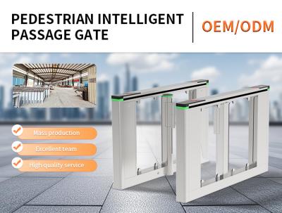 China HCW CW427 High-End Servo Anti-Collision Swing Barrier Turnstile for Access Control for sale