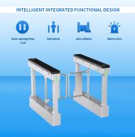 China HCW CW463 Anti-Collision Swing Barrier Turnstile Gate for Pedestrian Access Control for sale