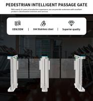 China HCW CW408 LED Fashion Pedestrian Channel Speed Gate for Access Control for sale