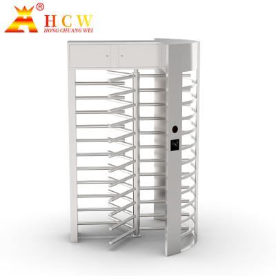 China HCW CW801 Full Height Turnstile Gate for Pedestrian Access Control for sale