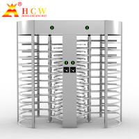 China CW801-2 Double-Lane Full Height Turnstile Gate for Pedestrian Access Control for sale