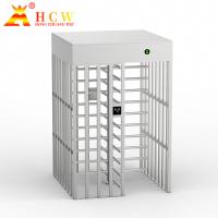 China CW802 304 Stainless Steel Bi-Directional Full Height Turnstile Gate for sale