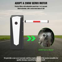 China HCW CW248 Automatic Boom Barrier with DC Servo Motor 150W SS304 Construction and 1-6 Seconds Adjustable Speed for sale