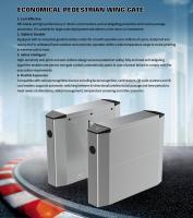 China CW510 Face Recognition Wing Gate Turnstile with 304 Stainless Steel for sale