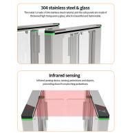 China CW427 Contactless Face Recognition Speed Gate Turnstile for Office Buildings for sale
