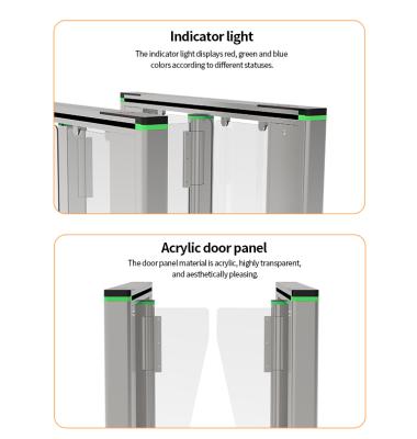 China CW427 Contactless Face Recognition Speed Gate Turnstile for Office Buildings for sale