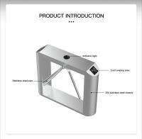 China CW309 Full Automatic Tripod Turnstile Gate for Stadium and Outdoor Access Control for sale