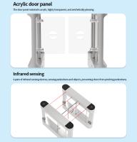 China CW492 Swing Barrier Gate Manufacturer China for Hotel Lobby and Pedestrian Access Control for sale
