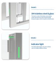 China CW429 Security Swing Gate Turnstile for Banks Hospitals and College Campus Entrances for sale