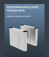 China CW592 Flap Barrier Turnstile Factory China for Office Building Access Control for sale