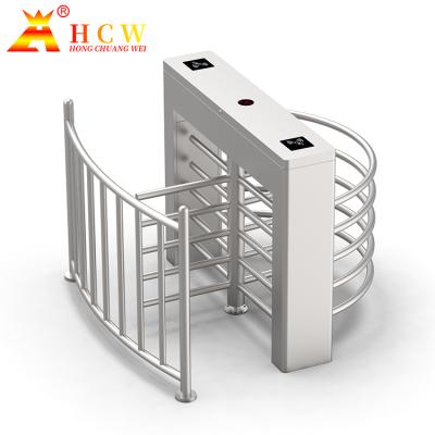 China CW804 Automatic Half Height Rotary Turnstile Gate for sale
