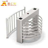 China CW804 Automatic Half Height Rotary Turnstile Gate for sale