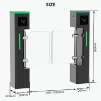 China HCW CW490 Small Pedestrian Channel Swing Gate for Access Control for sale