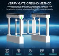 China HCW CW463 Anti-Collision Swing Barrier Turnstile Gate for Pedestrian Access Control for sale