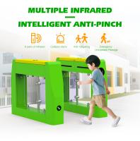 China HCW CW436 Pedestrian Swing Barrier Turnstile Gate for Access Control for sale