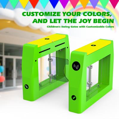 China HCW CW436 Pedestrian Swing Barrier Turnstile Gate for Access Control for sale