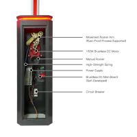 China Parking Barrier Gate Featuring DC Brushless Motor and Traffic Light for Secure and Parking Lot Entrance and Exit Vehicle Control for sale
