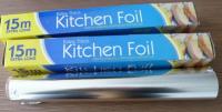 China 30cm X 15m Aluminum Foil Wrapping Paper Roll Harmless For For Kitchen Food Barbecue for sale