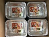 China Lightweight Aluminum Foil Baking Pans , Hygienic Disposable Aluminum Pans for sale