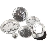 China Round Aluminium Foil Food Containers , Disposable Aluminium Foil Trays For Dish for sale