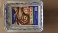 China 99.7% Pure Aluminum Foil Pans Tray For Baking Customized Shape Silver Color for sale