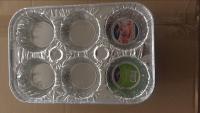 China 99.7% Pure Aluminum Foil Pans Tray For Baking Customized Shape Silver Color for sale