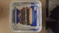 China 99.7% Pure Aluminum Foil Pans Tray For Baking Customized Shape Silver Color for sale