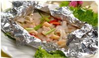 China Freshness Retaining Kitchen Grill Aluminium Foil , Large Aluminum Foil For Takeout for sale