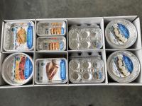 China Disposable Aluminium Foil Baking Tray , Silver Foil Food Containers FDA Certification for sale