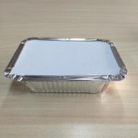 China Fastfood Aluminium Cooking Pans , Disposable Foil Pans With Lids Custom Thickness for sale