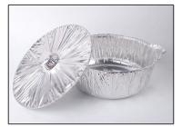 China Baking Aluminum Foil Pans Pie Dishes / Cake Dishes Customized Shape for sale