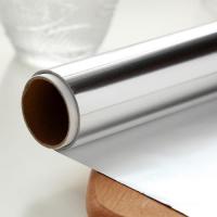 China Disposable Food Grade Aluminum Foil 10mic - 25mic Thickness For Food Packing for sale
