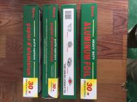 China Disposable Household Aluminium Foil 10mic - 25mic Thickness Silver Color for sale