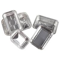 China Ovenable Disposable Aluminum Foil Pans , Aluminium Disposable Baking Pan Custom Size for sale